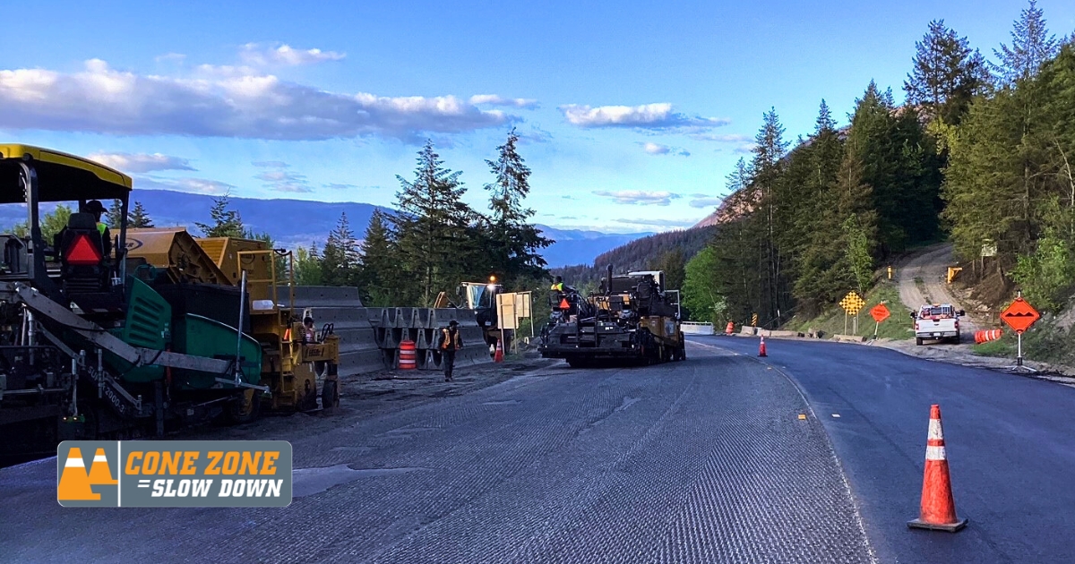 Respect the road during Cone Zone this summer | Dawson Road Maintenance
